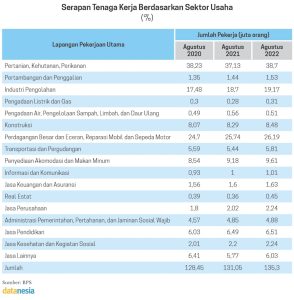 Peta Karakteristik Pengangguran Di Indonesia - Datanesia